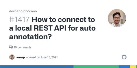 how to connect to a local rest api for auto annotation · issue 1417