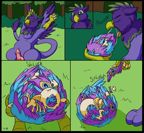 Rule 34 After Vore Avian Beak Bird Bird Feet Black Border Bone Border Death Disposal Dudey64