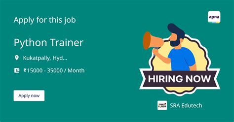 Python Trainer In Sra Edutech Kukatpally Hyderabad