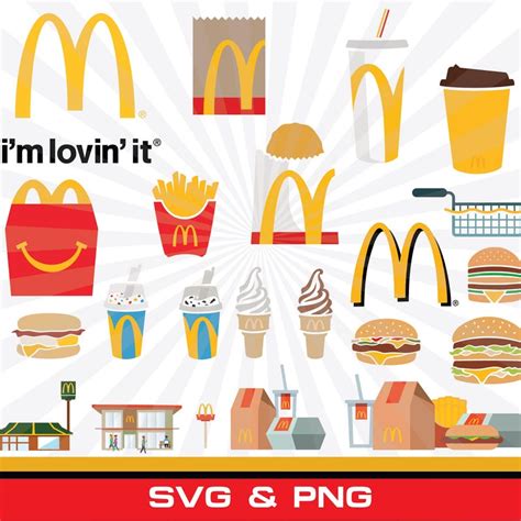 Mcdonald Clip Art Etsy