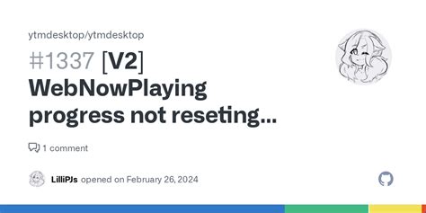 V2 Webnowplaying Progress Not Reseting With Autoplay · Issue 1337