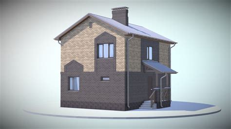 Проект дома 77 A 1 3d Model By Projectbp Kaiwas [c59cf2d] Sketchfab