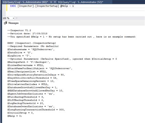 Inspector Revised Installation Guide Sql Undercover