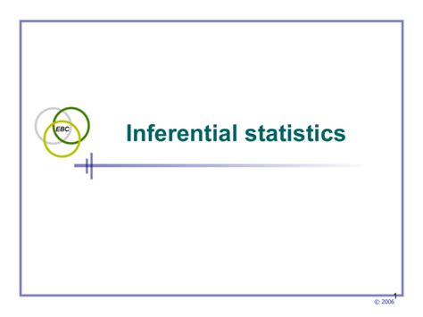 Inferential Statistics And Hypothesis Testing