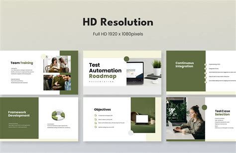 Test Automation Roadmap Template In PowerPoint PDF Google Slides