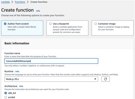 Using Camunda 8 Javascript Sdk For Nodejs In An Aws Lambda Function Camunda