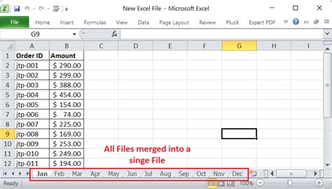 Excel File Merge Combining Multiple Workbooks Free Online Tutorial