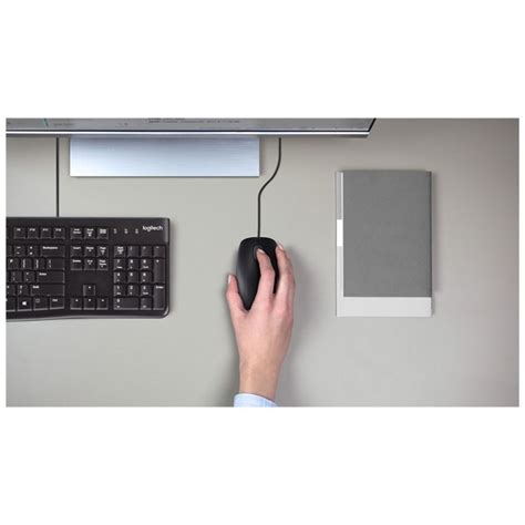 MiŠ Logitech B110 Silent Black žični