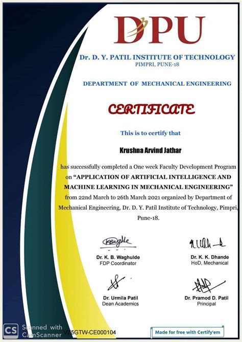 Krushna Jathar On Linkedin Artificialintelligence Machinelearning Fdp Technology Ai Ml