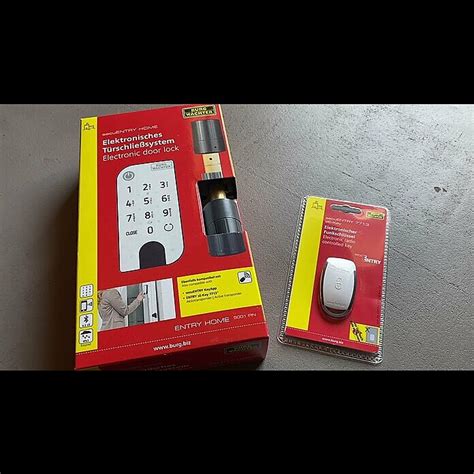 Burg Wächter Elektronisches Türschloss Entry Home 5001 Pin Bedienung