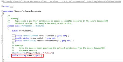 Azure Token In Permissions Dissapears Using Documentdb And Xamarin Forms Stack Overflow