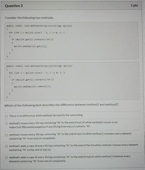 solved question 1 1 pts which of the following best