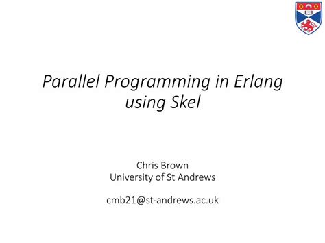 Pdf Parallel Programming In Erlang Using Skel · Refactoring 32