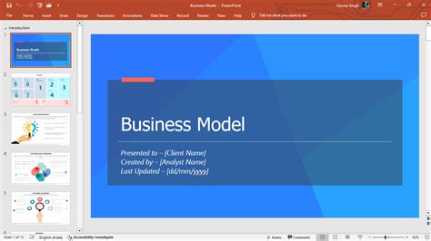 Business Model Development Powerpoint Templates Eloquens