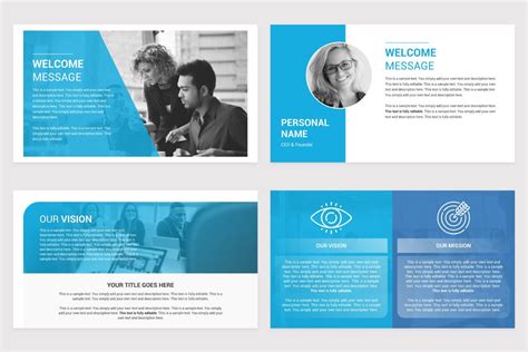 Quarterly Report Powerpoint Template Nulivo Market