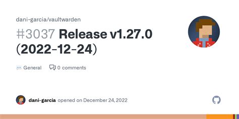 Release V Dani Garcia Vaultwarden Discussion Github