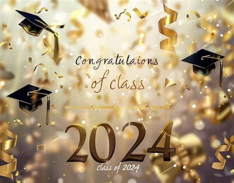 Premium Photo A Picture Of A Graduation With The Year Of Class