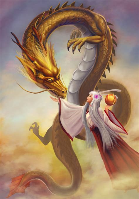 Maiden And Her Dragon By Cicakkia On Deviantart