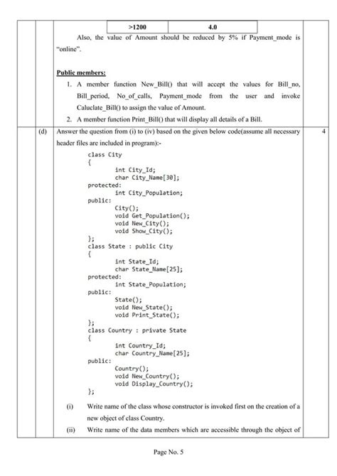 Computer Science Sqp Pdf