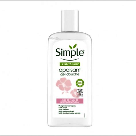 Simple Kind To Skin Apaisant Gel Douche 500ml
