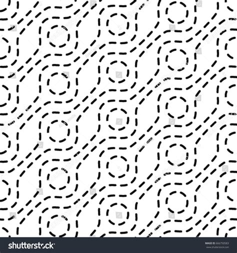 Linear Seamless Pattern Subtle Geometric Background Stock Vector
