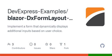 Github Devexpress Examples Blazor Dxformlayout Change Items And