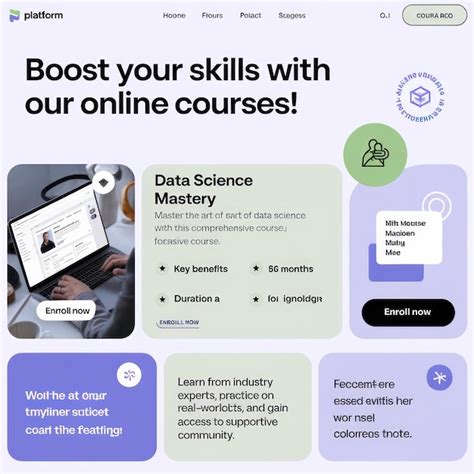 A Website For The Website That Says Boost Your Skills With Our Online Services Premium Ai