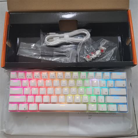 Rk61 Rgb 3 Mode Gaming Keyboard Hot Swappable Computers And Tech Parts And Accessories Computer