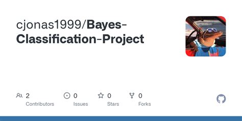 Github Cjonas1999 Bayes Classification Project