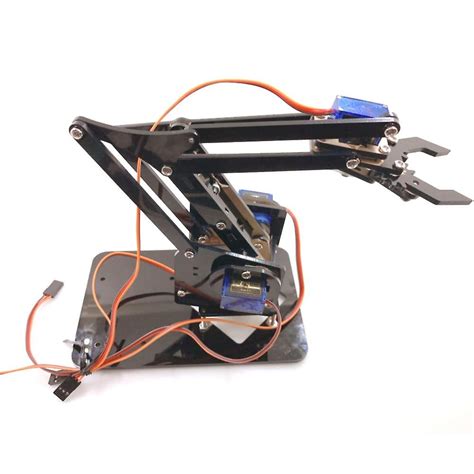 4 Bras De Robot Acrylique De Dof Pour La Griffe Robotique Arduino De
