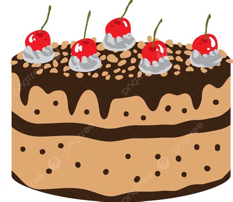 평면 디자인 생일 케이크 케이크 생신 생일 축하 해요 Png 일러스트 및 벡터 에 대한 무료 다운로드 Pngtree