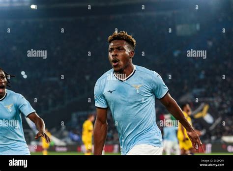 Rome Italy 28th Dec 2024 Fisayo Dele Bashiru Of Ss Lazio During Ss Lazio Vs Atalanta Bc