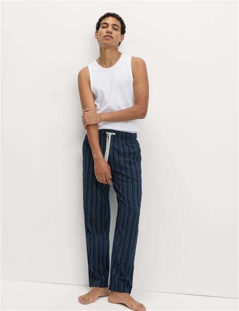 Mens Striped Pyjamas At Mands