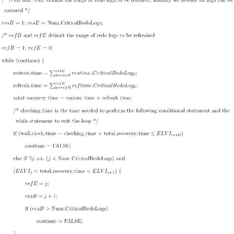 Iterative Algorithm For Identifying Logged Data That Need To Be Download Scientific Diagram