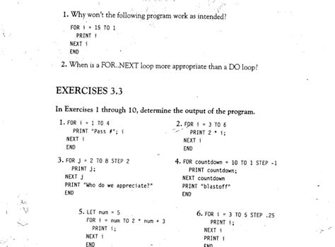solved 1 why won t the following program work as intended