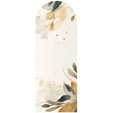 Neutral Foliage Design Arch Sailboard Backdrop Partyrama