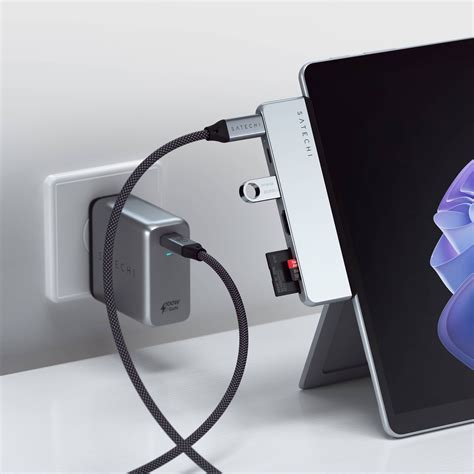 Dual Usb C Hub For Surface Pro