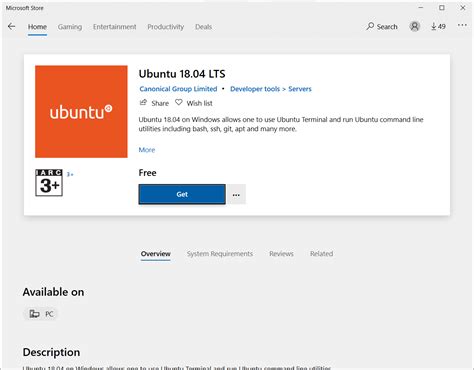 Windows Subsystem For Linux WSL