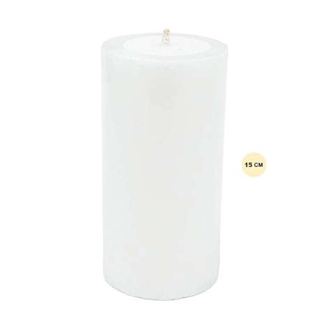 Jual Lilin Putih Polos Pilar Besar Uk X Cm Lilin Misa Gereja Lilin Rohani Di Seller