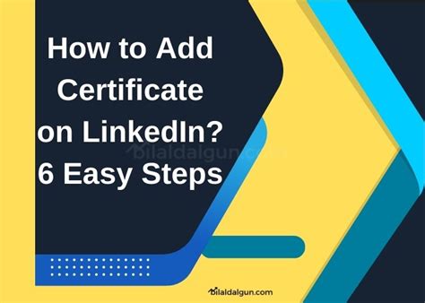 How To Add Certificate On Linkedin 6 Easy Steps