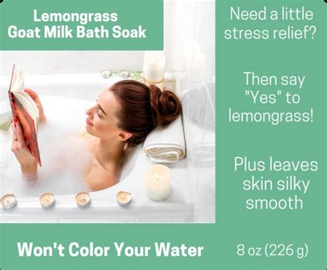 Lemongrass Goat Milk Bath Soak Powder Sharethesoap