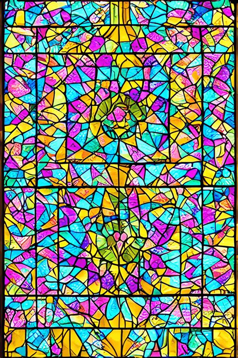 Stained Glass Patterns On Arch Frames · Creative Fabrica