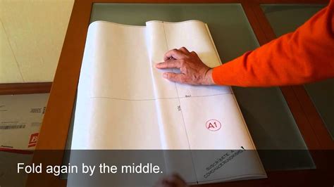 How To Fold A1 To A4 Youtube