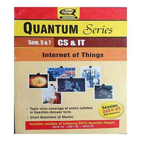 Quantum Series Internet Of Things AKTU B Tech And Sem