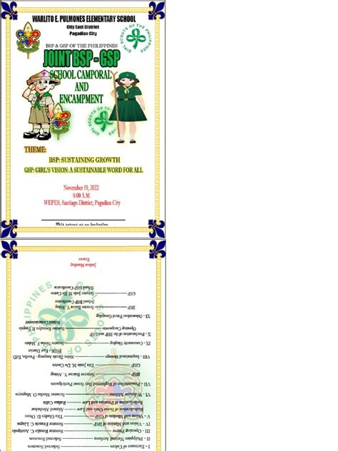 Bsp And Gsp Program Pdf