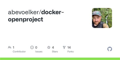 GitHub Abevoelker Docker Openproject