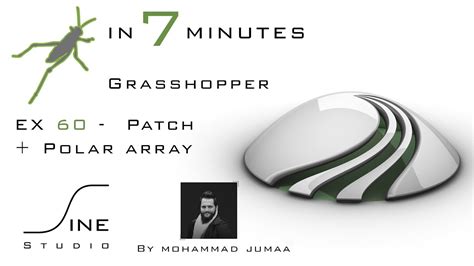 Grasshopper Tutorial In 7 Minutes Ex 60 Patch Polar Array Youtube