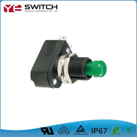 Electric Spst Power Push Button Switch For Auto Parts Led Illuminated Switches And Custom Auto