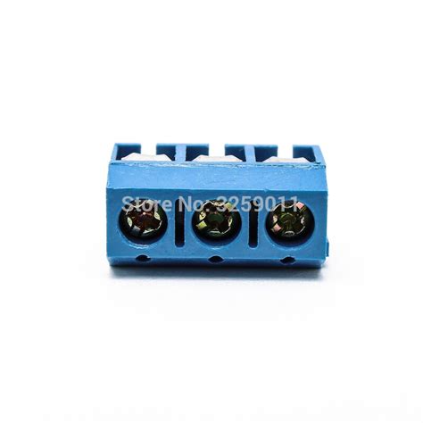 10pcs Small Electrical Connectors Kf 301 3p Blue C Vicedeal