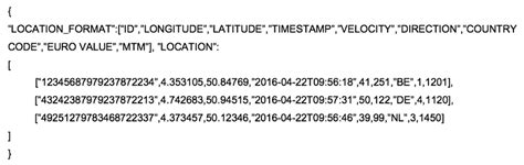 3 Obu Data Structure In Json Format The Location Format Key Static Download Scientific